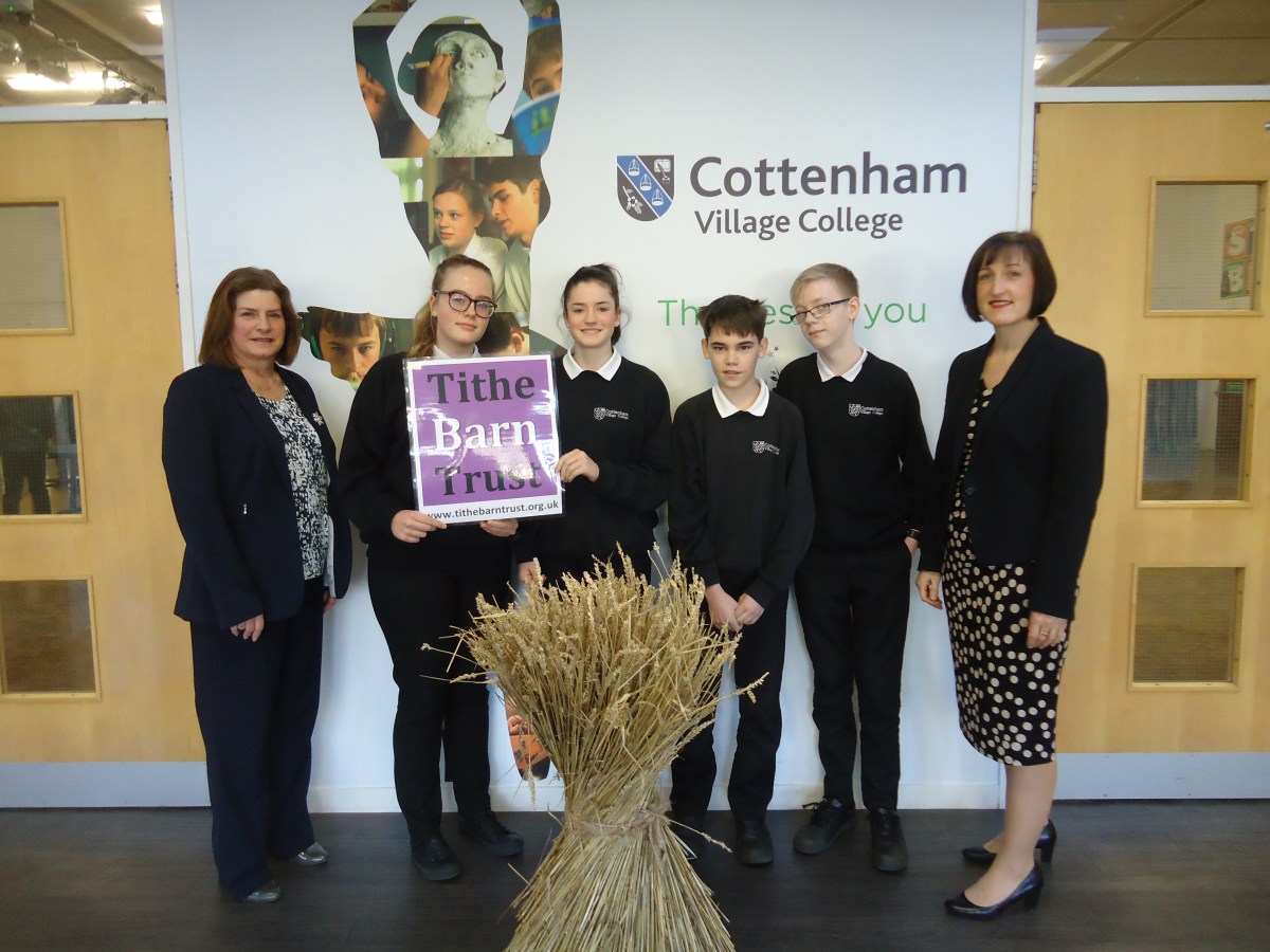 College supports Tithe Barn | Tithe Barn Trust